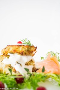 Simple Parsnip and Potatoes Rösti. Naeri ja kartuliröstid. Vegetable ...