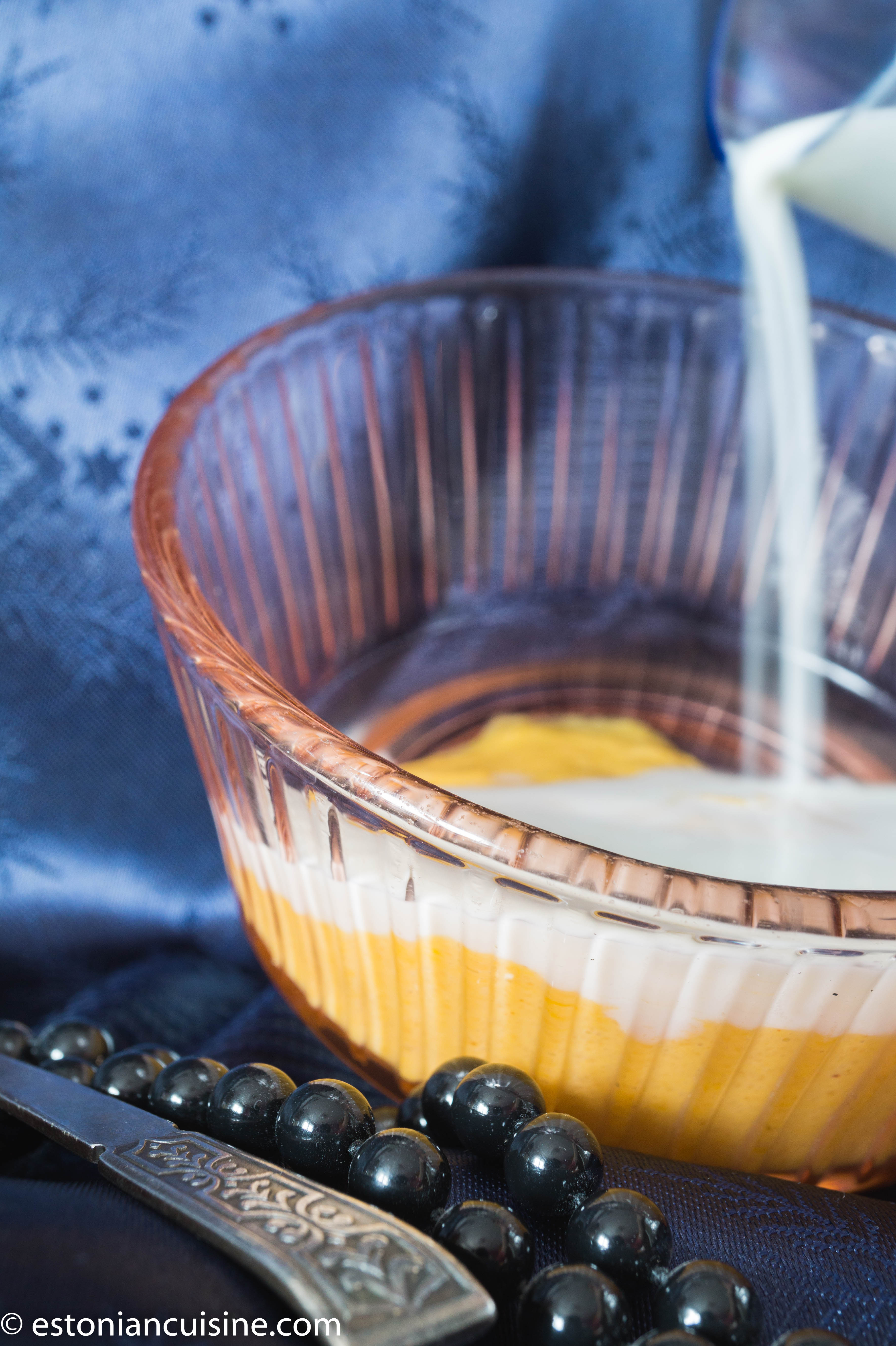 Pumpkin and Buckthorn Mousse. Kõrvitsa- astelpajuvaht – Estonian ...