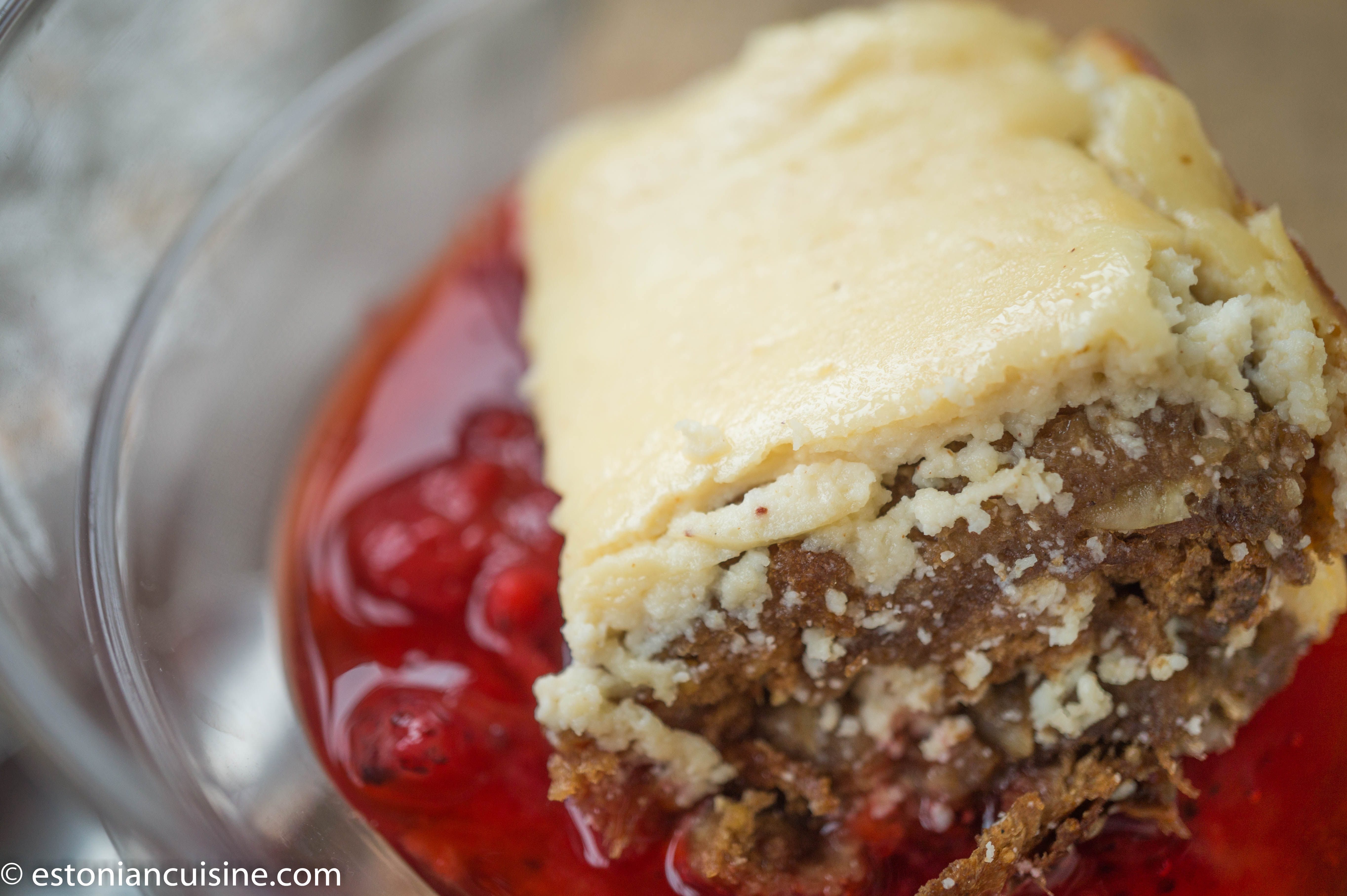 Simple Quark and Bread Pudding. Lihtne kohupiimavorm saiaga. – Estonian ...