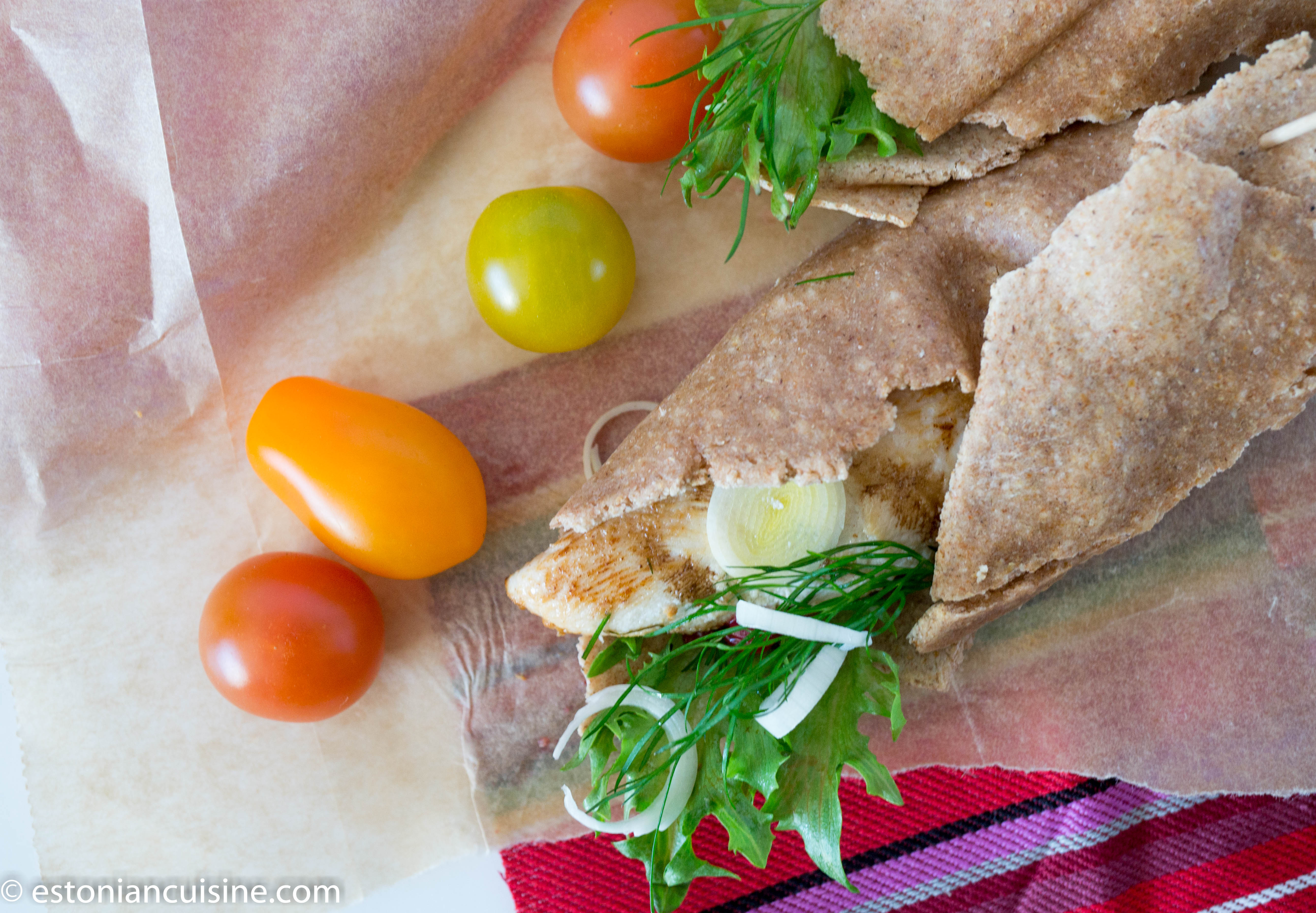 Estonian flat bread. Vatskid – Estonian Cuisine. Eesti Toit.