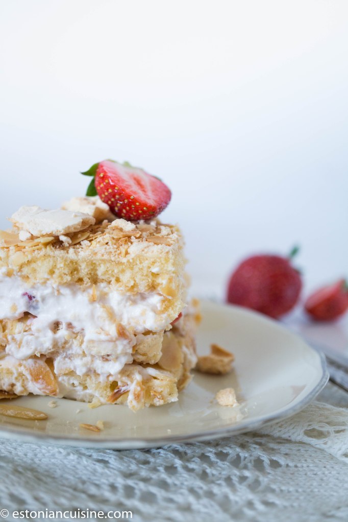 Crispy and Juicy Brita Cake. Brita kook – Estonian Cuisine. Eesti Toit.