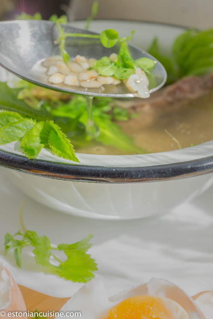Early Spring Hay Soup. Heinasupp – Estonian Cuisine. Eesti Toit.