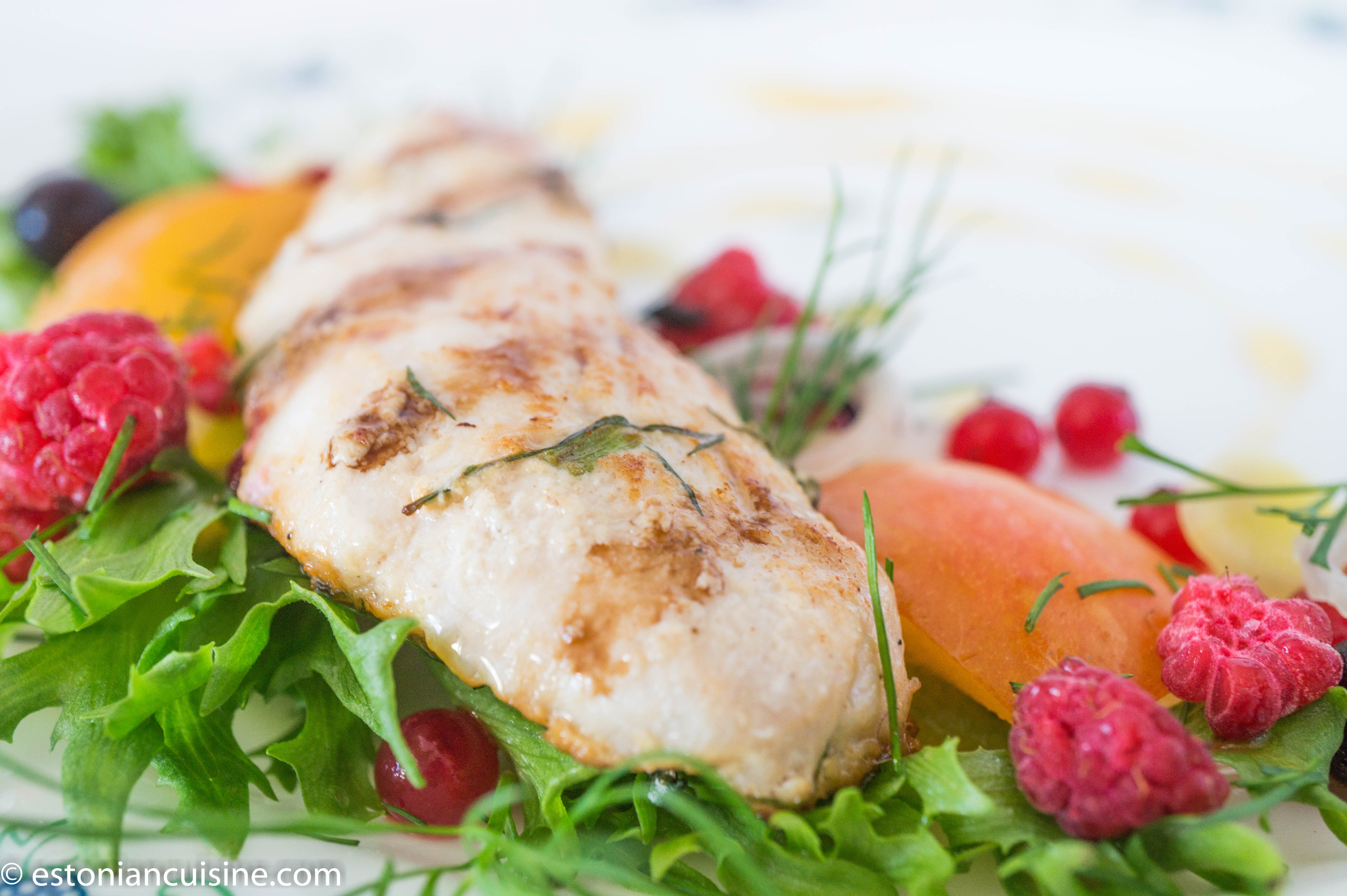 Grilled Chicken fillet with Dill and Kefir Marinade. Kana tilli ja ...