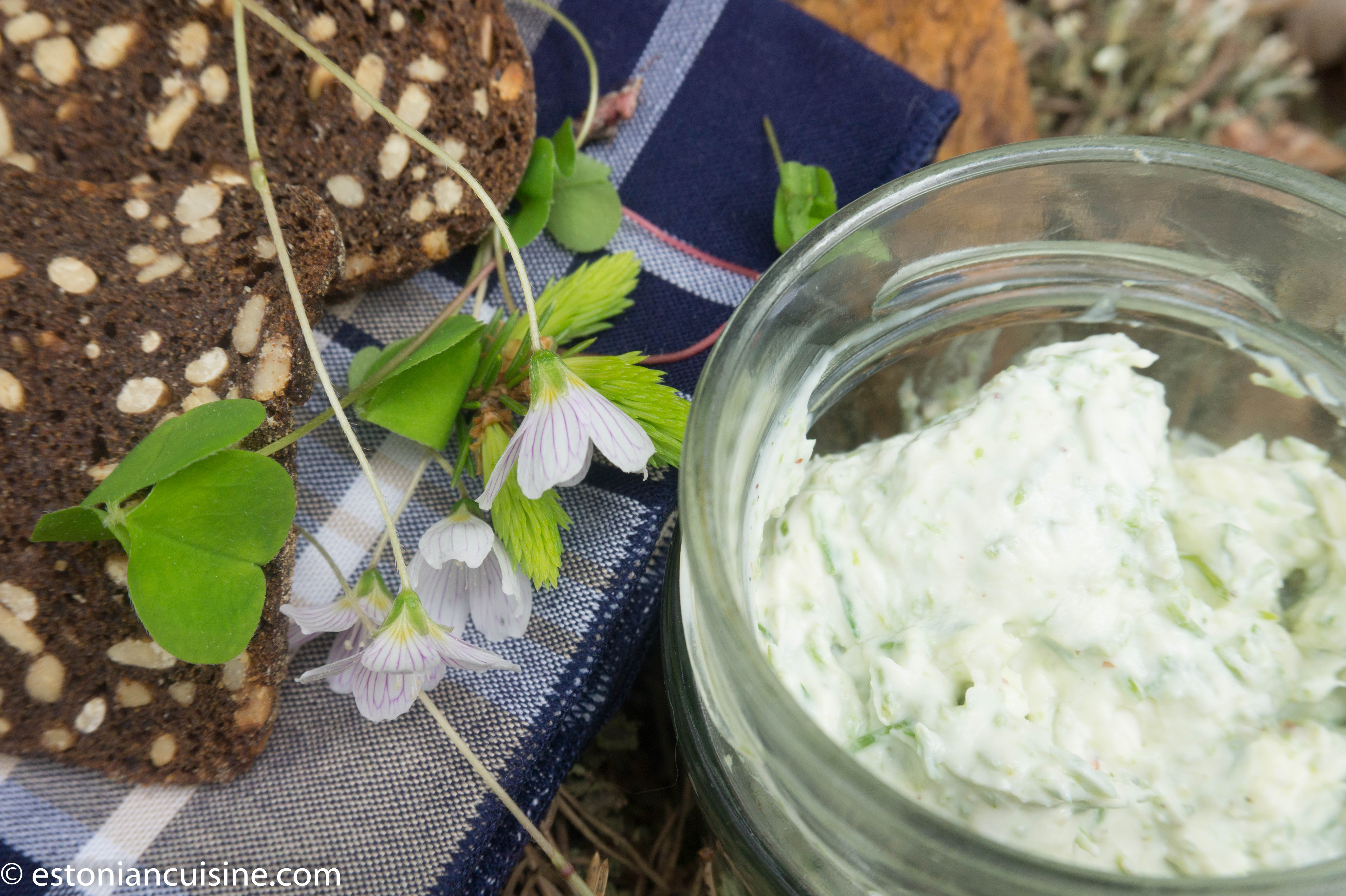 Simple and Healthy Spruce Tips Spread. Kuuse-toorjuustumääre – Estonian ...