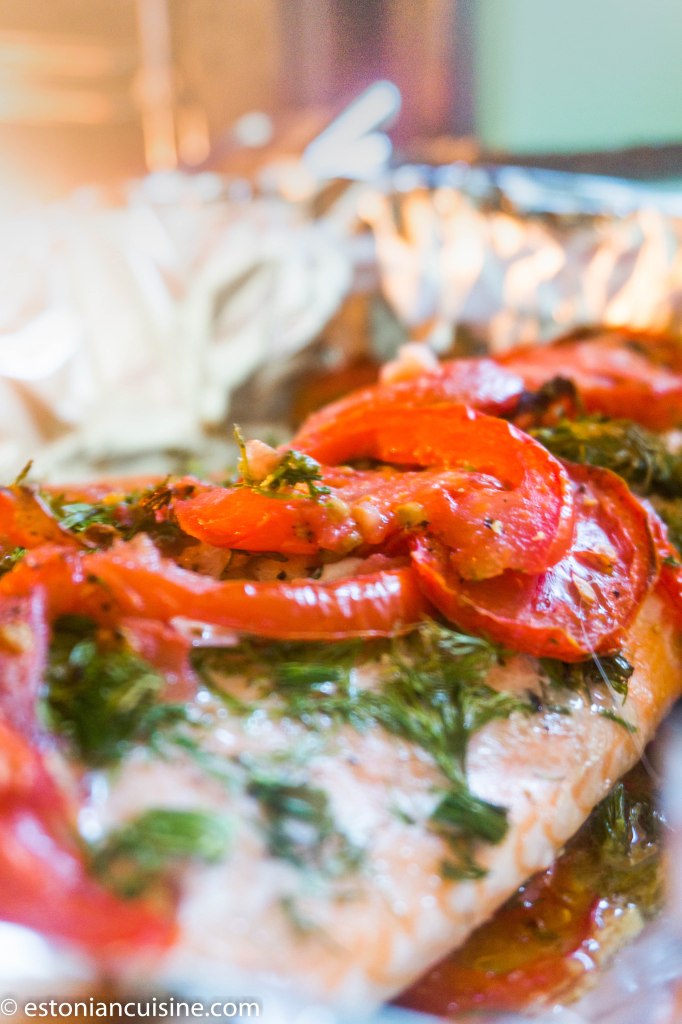 Simple Fish with Dill and Tomatoes. Lihtne kala tilli ja tomatiga ...