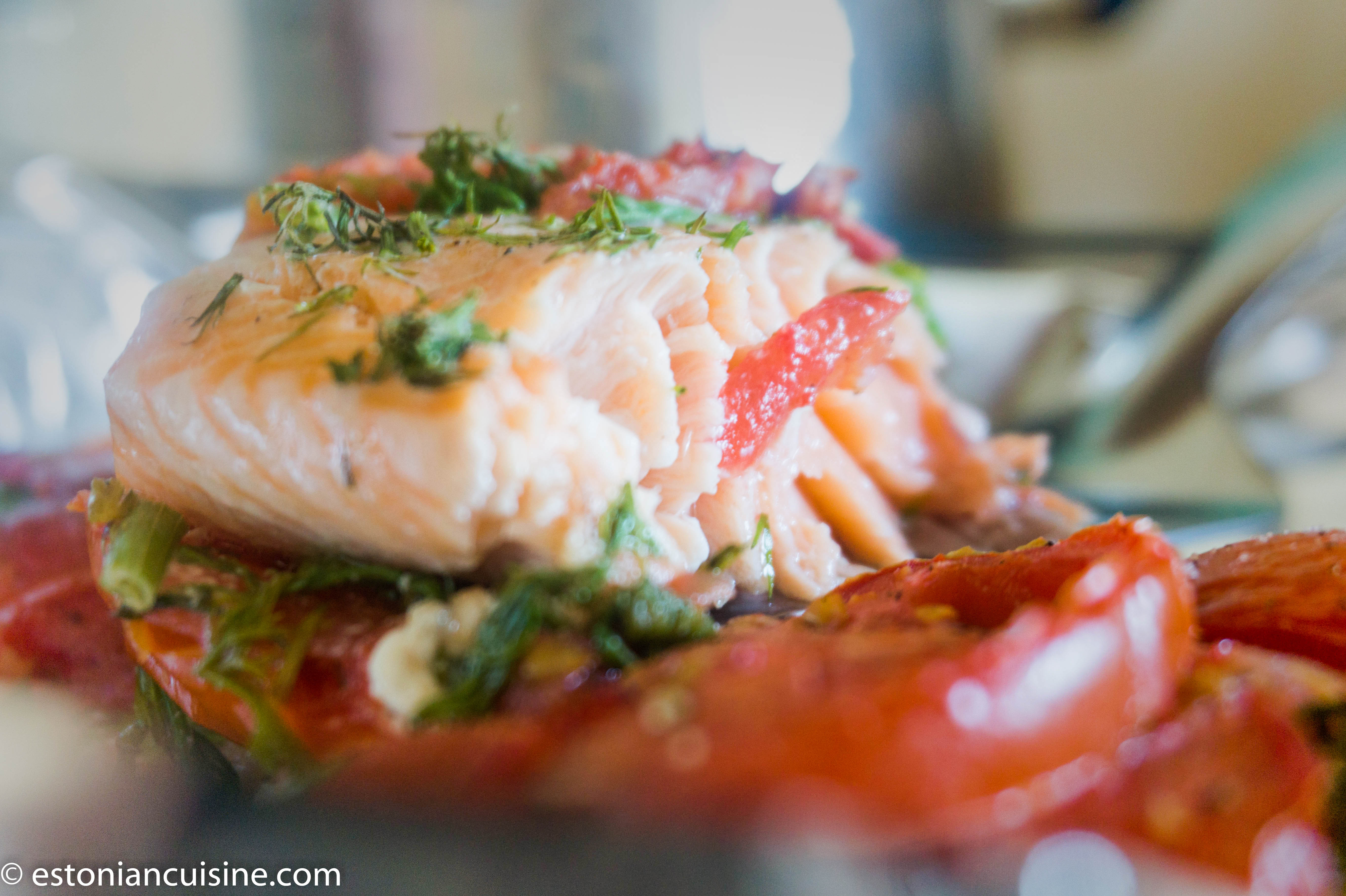 Simple Fish with Dill and Tomatoes. Lihtne kala tilli ja tomatiga ...