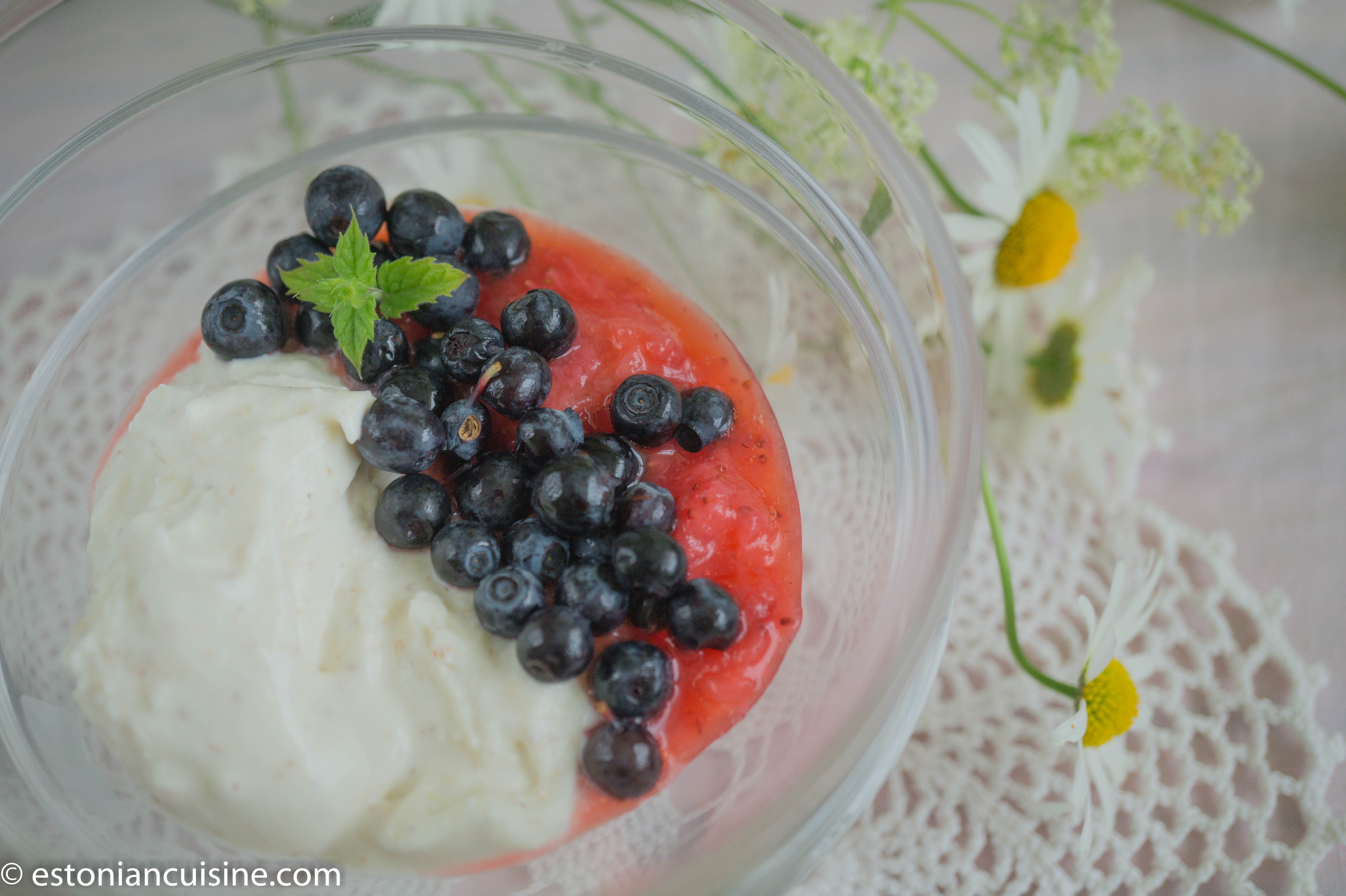 Kama Quark Cream. Kama kohupiimakreem – Estonian Cuisine. Eesti Toit.