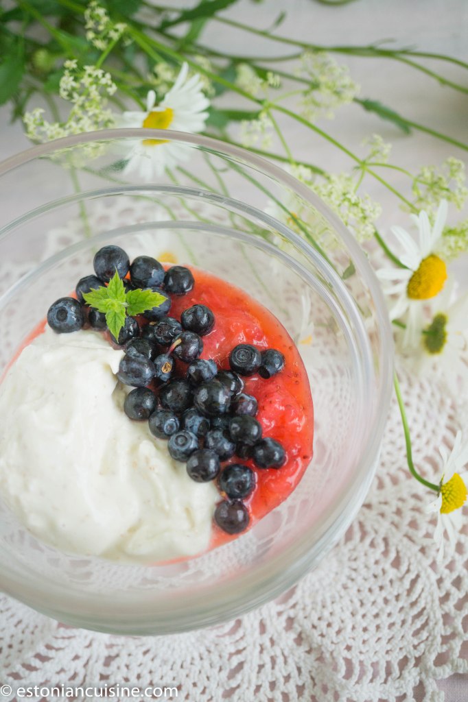 Kama Quark Cream. Kama kohupiimakreem – Estonian Cuisine. Eesti Toit.